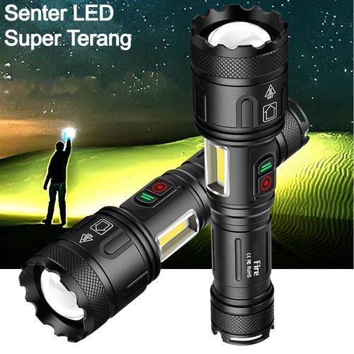 Promo Senter SWAT LED / Senter LED XHP-160 / Senter Cas USB Portable 7 ...