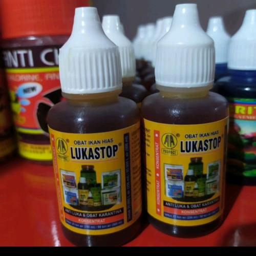 Jual LUKA STOP LUKASTOP 30 ML OBAT IKAN LUKA JAMUR PADA IKAN ANTI ...