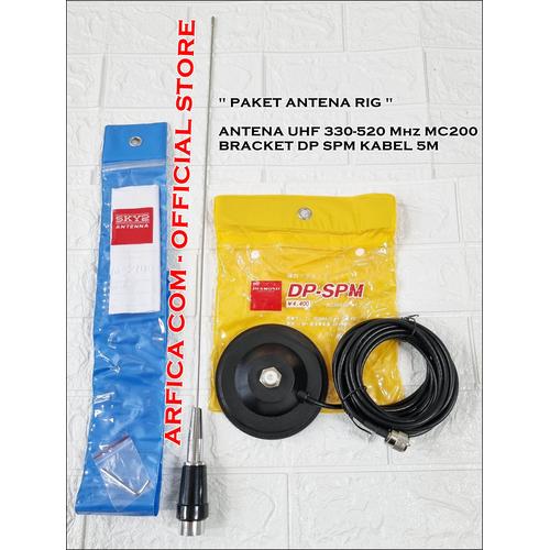 Jual ANTENA RIG UHF MC 200 DP SPM FULLSET - RADIO RIG RADION RM 3500 MC ...
