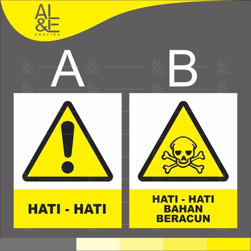 Jual STIKER SAFETY RAMBU-RAMBU K3_ RITRAMA INDOOR PREMIUM - A - Kota ...