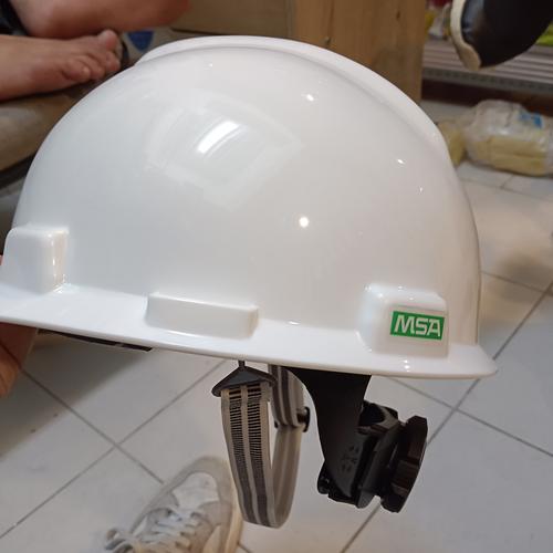 Jual Helm Safety MSA Original USA Fastrack free Tali Dagu - Biru ...