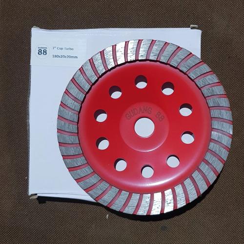 Jual diamond cup grinding wheel 7 inch/Mata poles beton Turbo 7 Inchi ...
