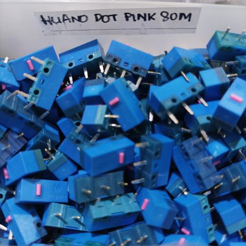 Jual Micro switch huano blue shell dot white blue pink 20m 50m 80m ...
