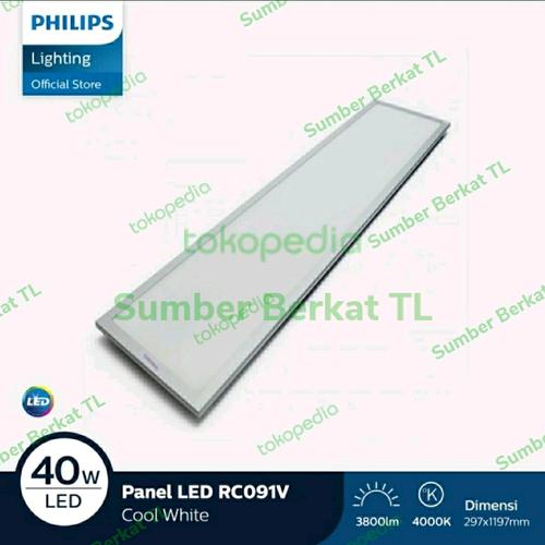 Jual Philips LED Panel RC091V Led36S 40W 40 Watt 40 W 40Watt 30X120 Cm - NW4000K - Jakarta ...