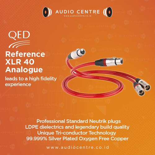 Promo QED Reference Audio XLR 40 Analogue Interconnect Cable / qed xlr 40 1m Cicil 0% 3x ...