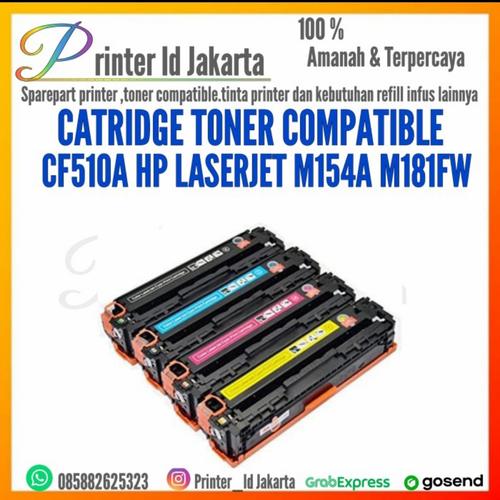 Jual Cartridge Toner compatible Hp CF510A 204A Hp LaserJet M154A M181fw ...