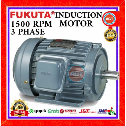 Jual FUKUTA AEEF MOTOR 0.5HP 0.37KW 3PHASE 3000RPM 71-2 B3 FOOT ...