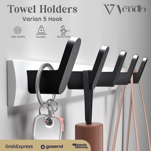 Jual Gantungan Baju Dinding Tempel - Aluminium Clovis Hanger Pakaian 5 ...