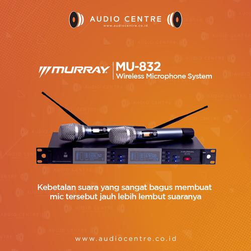 Promo Murray MU-832 MU 832 Wireless Microphone Cicil 0% 3x - Jakarta ...