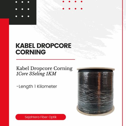 Jual Kabel Dropcore 1Core 3Seling Corning Panjang 1KM | Fiber Optic ...