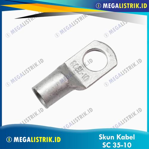 Jual Skun Kabel SC 35-10 mm / Cable Lug 35mm / Terminal Konektor Kabel ...