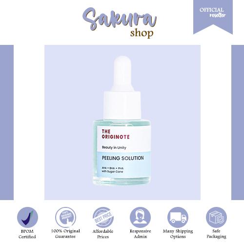 Promo THE ORIGINOTE Peeling Solution 20ml - Serum Eksfoliasi Sel Kulit ...