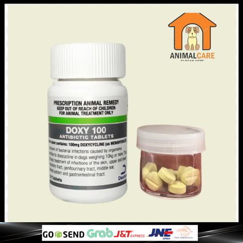 Jual DOXY 100mg Obat Antibiotik Kucing dan Anjing Original per 10 ...
