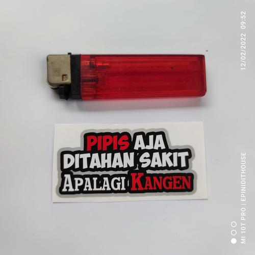 Jual Stiker Pipis Sakit Kangen Dimarahi Kata Humor Lucu Viral Meme ...