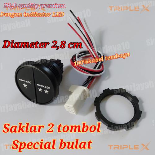 Jual saklar lampu mobil motor switch on off tambahan led sakelar 2 ...
