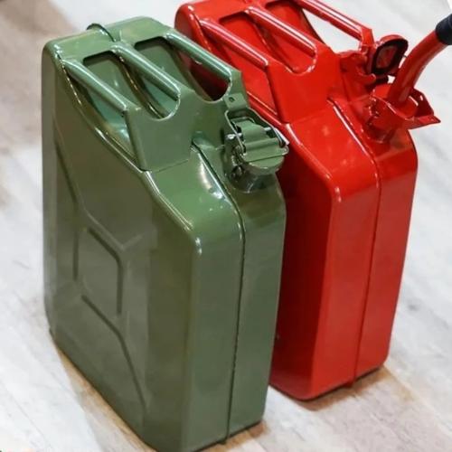 Jual Jerigen Bensin Besi 20 Liter Hijau - Jerigen Bensin Solar Besi 20 ...