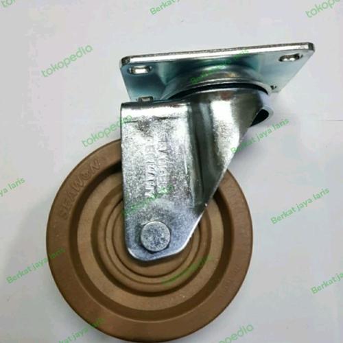 Jual Roda troley anti panas khusus oven 4 inch hidup/putar/swivel ...