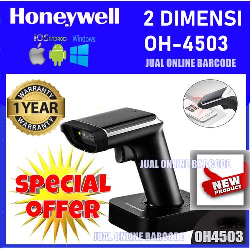Jual 2D SCANNER BARCODE WIRELESS WITH DOCKING HONEYWELL OH4503 - OH ...