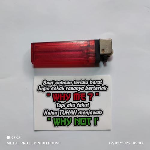 Promo Stiker Saat Cobaan Why Me Tuhan Humor Lucu Viral Motor Plesetan ...