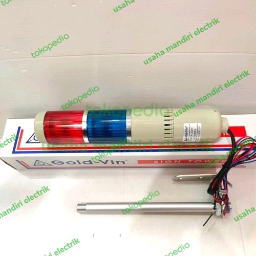 Jual LAMPU TOWER LIGHT MESIN 2 TINGKAT BOHLAM GOLD-VIN GT-SERIES STEDY ...