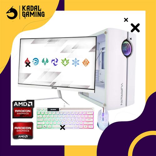 Jual PC GAMING WHITE RYZEN 5 4600G VGA RADEON 8GB RAM GENSHIN IMPACT ...