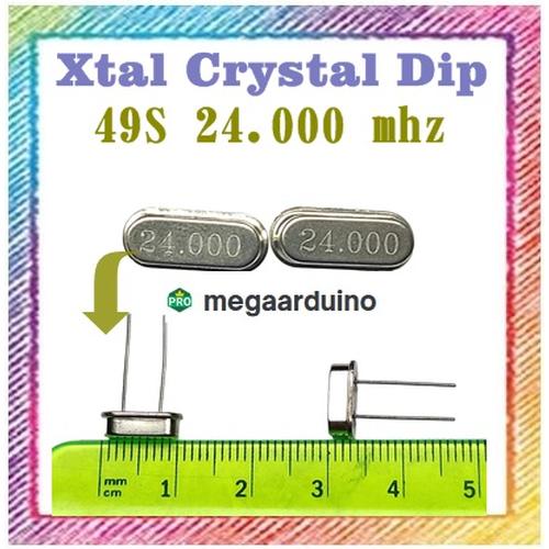 Jual Xtal Crystal Dip 49S 24.000 mhz Kristal Dip 24.000mhz - Kota Semarang - mega arduino ...