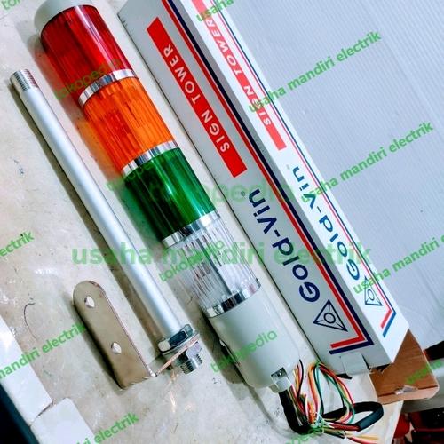 Jual LAMPU TOWER LIGHT MESIN 4 TINGKAT GTB GOLD-VIN SERIES - 24VDC ...