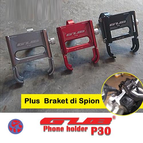 Jual GUB P30 holder hp alumunium alloy phon holder rotation 360 ORI - MERAH+GUB MT - Jakarta ...