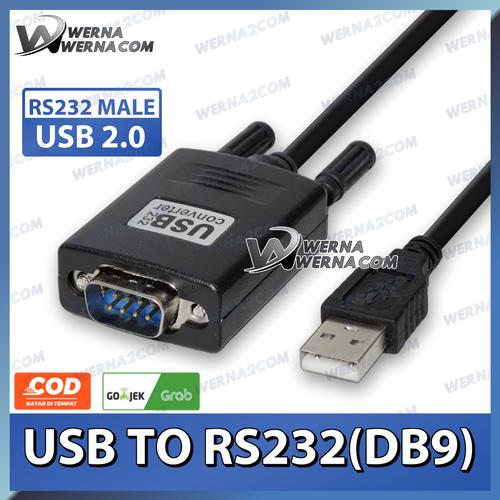 Jual Kabel USB to serial RS232 DB9 Male Adapter - Jakarta Pusat - Werna ...