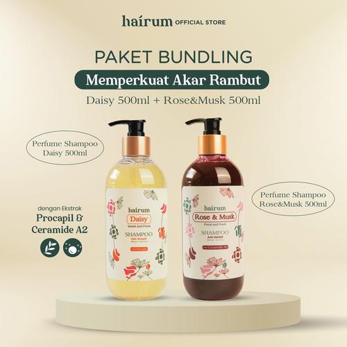 Jual Paket Hairum Shampoo Memperkuat Akar Rambut dan Anti Rontok 500 ML ...