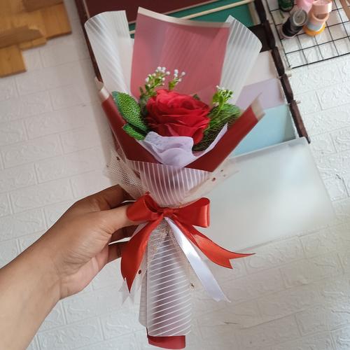 Jual single rose bouquet bucket buket bunga - Kab. Tangerang - fayra ...