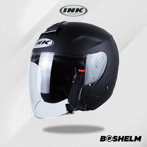 Promo Helm INK Dynamic HITAM DOFF Helm Half Face SNI - STANDARD, L ...