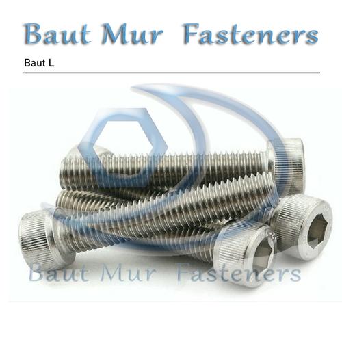 Jual baut L stainless M16 x 50MM ss304 sus 304 - Jakarta Pusat - baut mur fasteners | Tokopedia