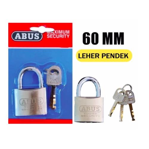 Jual Gembok ABUS ORIGINAL 50 60 mm Maximum Security u/ Pintu Gerbang ...