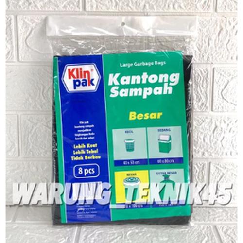 Promo Klinpak - klin pak Plastik Kantong Sampah Besar 80 x 100 cm isi 8 ...