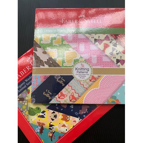 Jual Kertas Origami Washi Paper 15x15 cm Animal Series Faber Castell ...