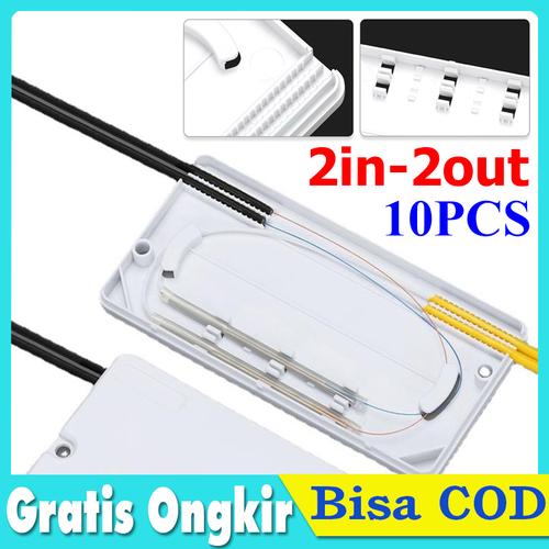 Jual 2-in 2-out Kotak Pelindung Kabel Fiber Optic FTTH Cable Protection ...
