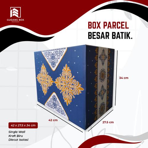 Jual Kardus Box Parcel Batik - 42,5 x 28 x 35 cm Kardus/Gift ...