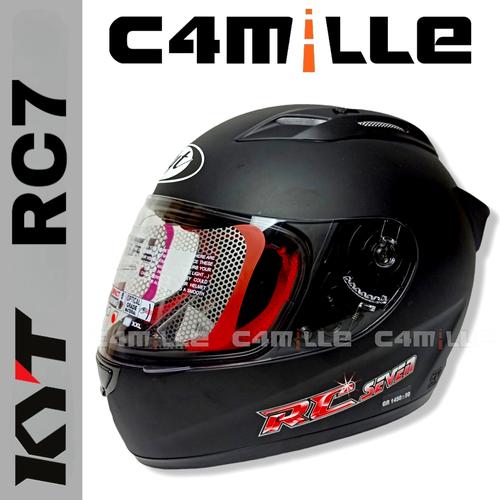 Jual Helm Full Face KYT RC 7 / RC Seven black dop - L - Jakarta Utara ...