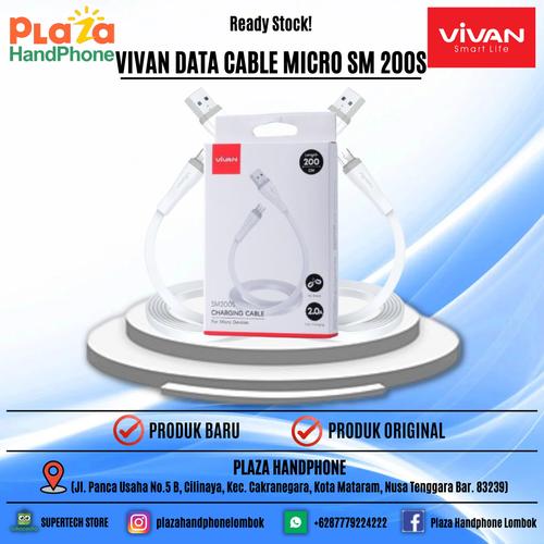 Jual VIVAN DATA CABLE MICRO SM 200S (PRODUK ORIGINAL!) - Kota Mataram ...