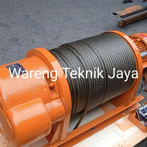 Jual WIRE ROPE WINCH HOIST 3 TON × 100 METER 380V ELECTRIC WINCH 3 TON ...