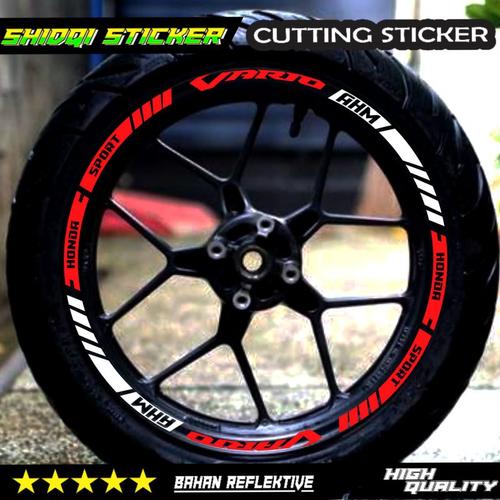 Jual Stiker Velg Motor Honda Vario 150 125 110 160 list velg vario ...
