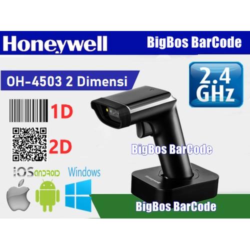 Jual Barcode Scanner Wireless Honeywell OH4503 2D QR Code Free Docking ...