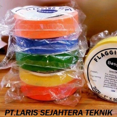 Jual Flagging Tape / Pita Survey Lapangan Reflective Merk Besgard ...