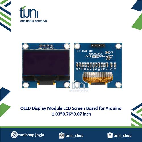 Jual OLED Display Module LCD Screen Board for Arduino 1.03*0.76*0.07 ...