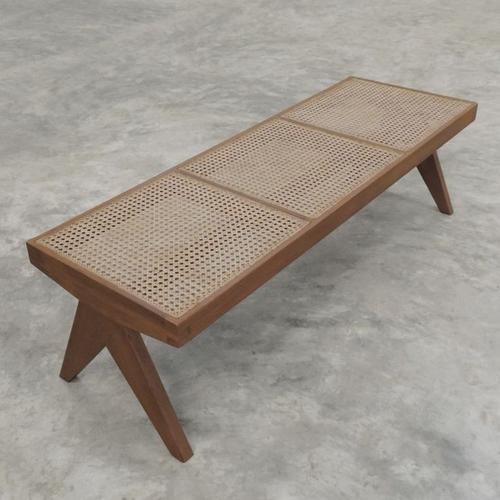 Jual BENCH KAYU JATI MIX ROTAN TERBARU || KURSI PANJANG KAYU JATI - Kab ...
