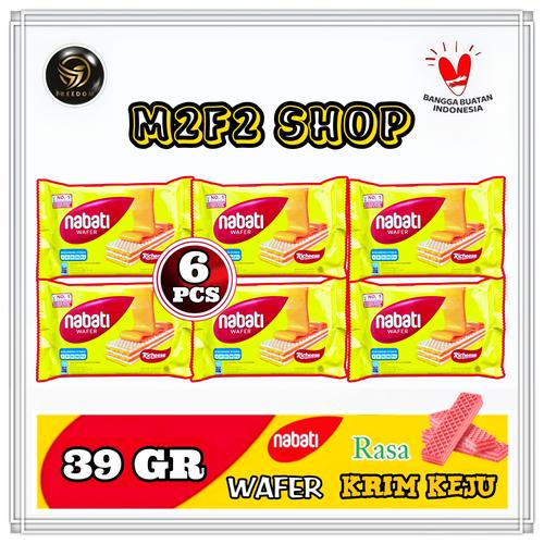 Jual Nabati Wafer Krim Keju Sachet | Richeese Cream - 39 gr (Harga 6 ...