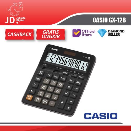 Jual KALKULATOR CALCULATOR CASIO GX-12B GX12B ORIGINAL - Jakarta Pusat ...