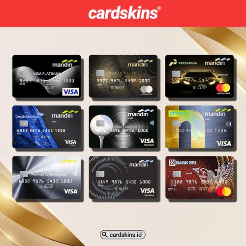 Jual BANK CARD HOLOGRAM SERIES 2 | Skin/Sticker Kartu ATM - MANDIRI ...