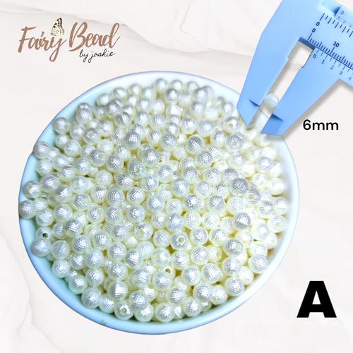 Jual (30g) Mote Mutiara Ringan Plastik / Pearl Beads / Mutiara Bulat ...